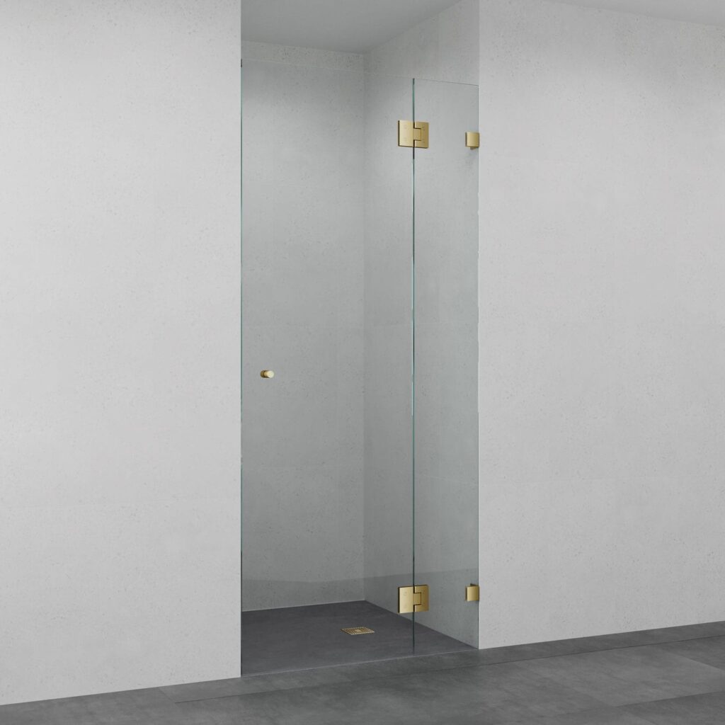 Frameless 901 Wall-to-Wall Shower Screen - Cortani Interiors