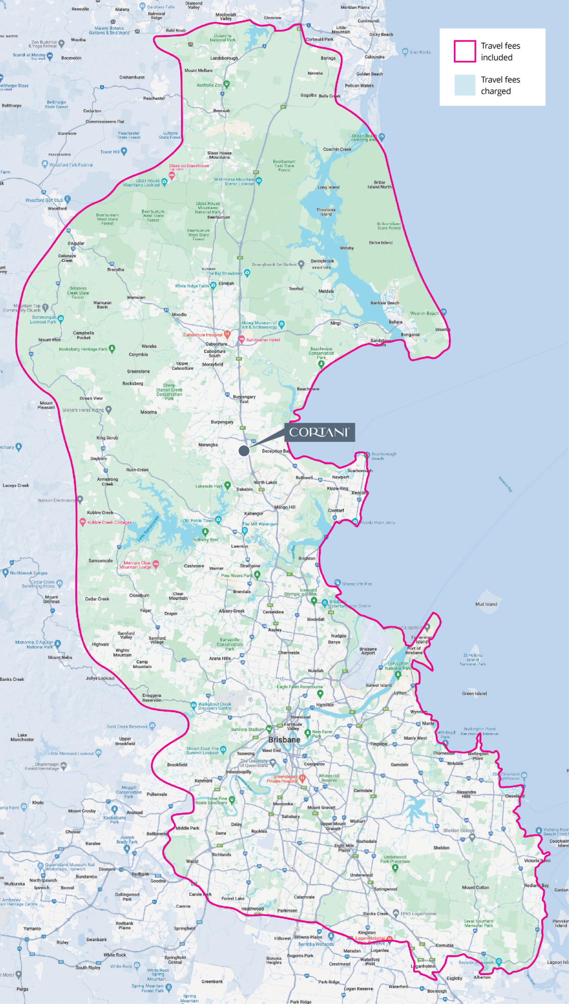 Travel Fees - Cortani Interiors